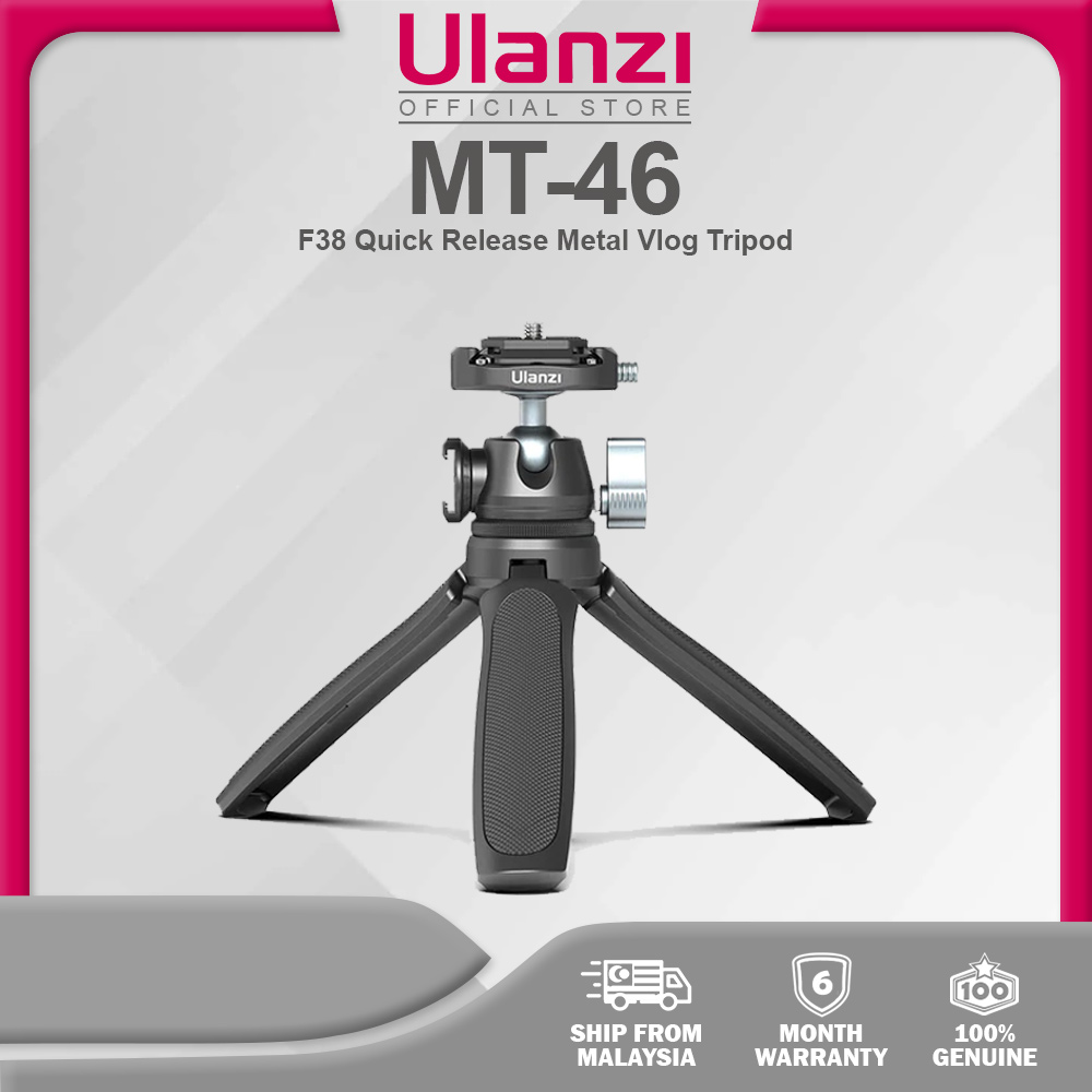 Ulanzi MT-46 F38 Quick Release Metal Vlog Tripod | Lazada