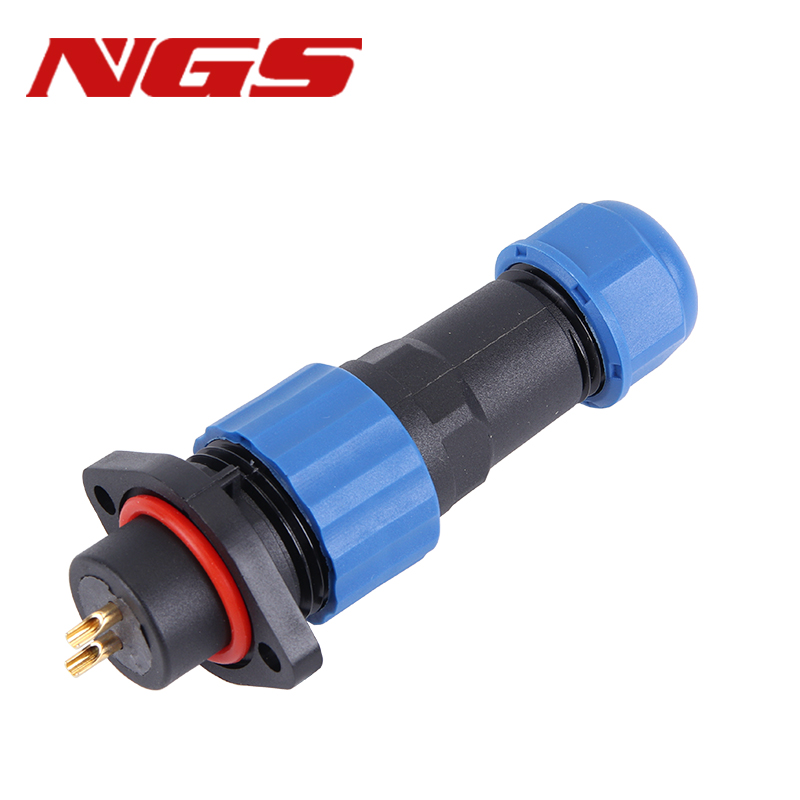 【Quality certification】SP16 IP68 Waterproof Connector 2 3 4 5 6 Pin SP ...