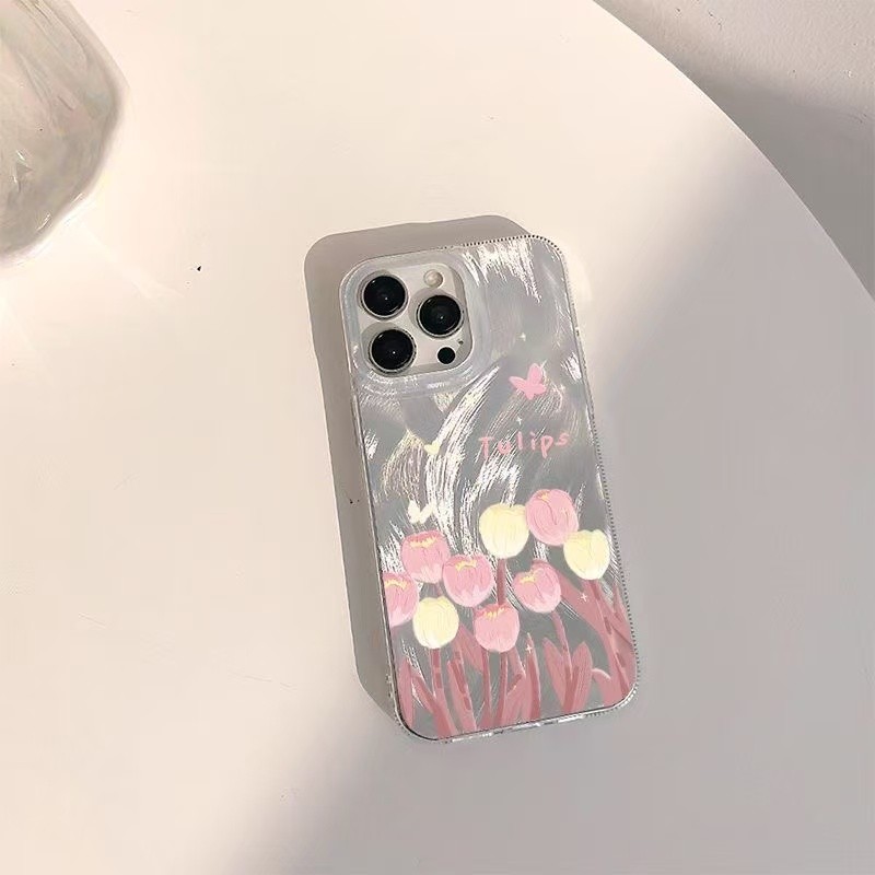 Laser Feather Yarn Phone Case For Tecno Spark Slim Ultra Cover | Daraz.pk