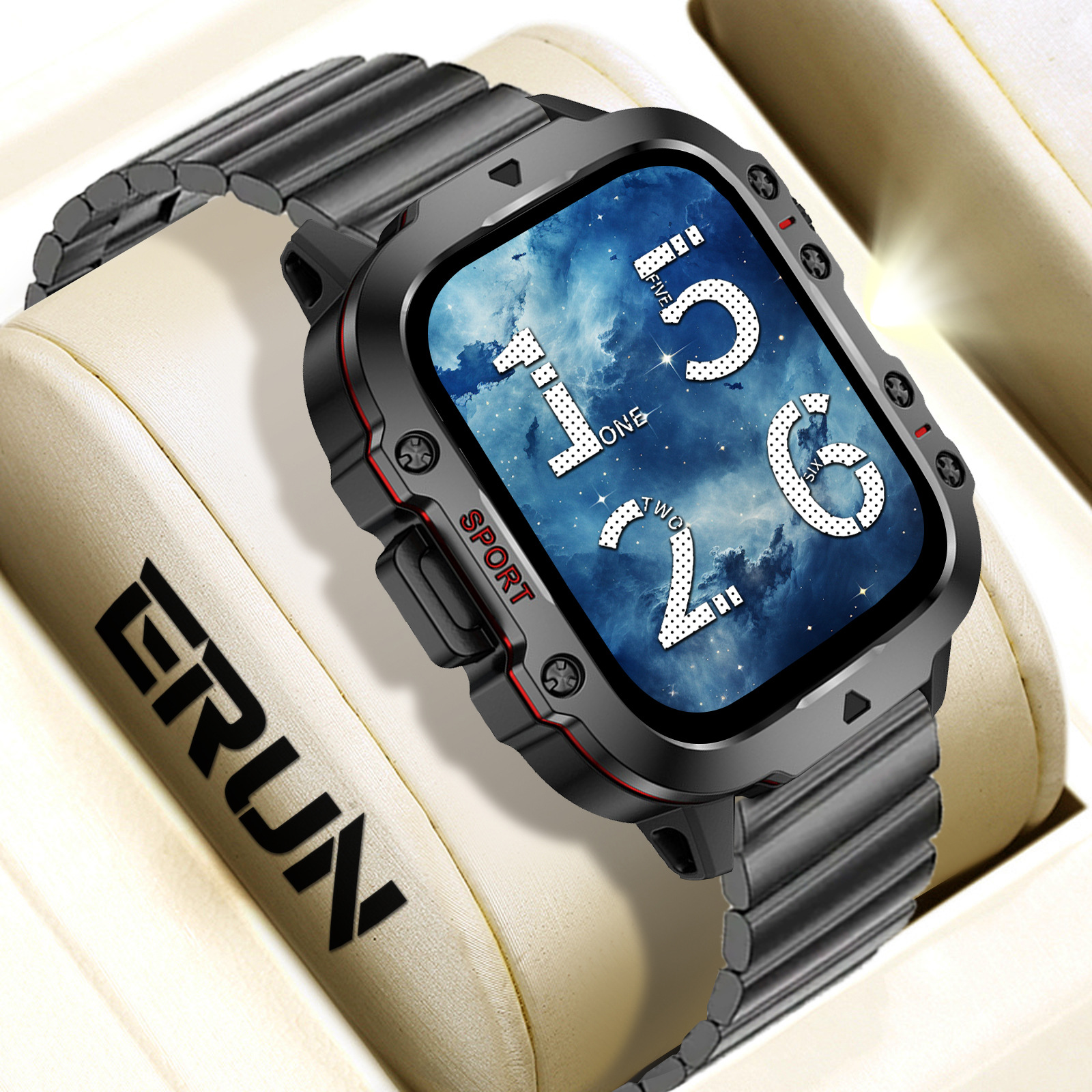TEMU Cross border Sports Outdoor Smart Watch Bracelet H19 Heart Rate ...