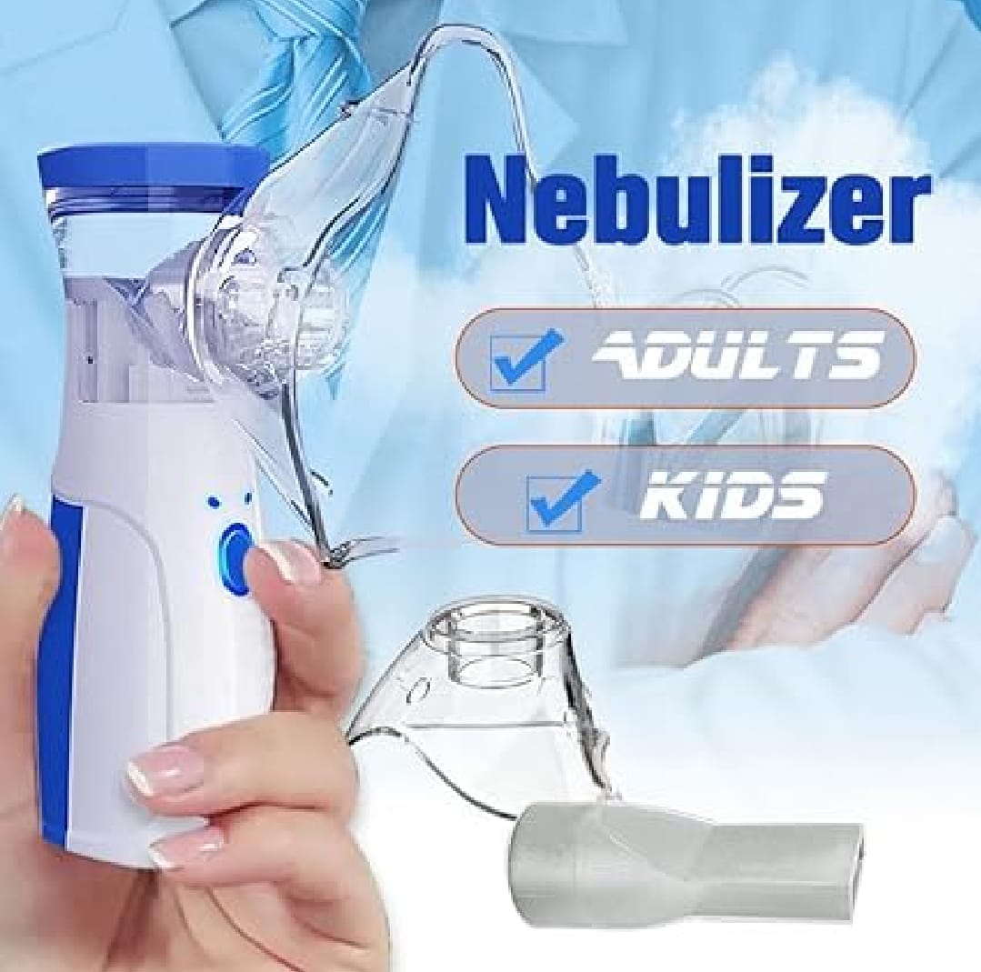 Portable Ultrasonic Rechargeable Mesh Nebulizer Machine Cool Mist ...