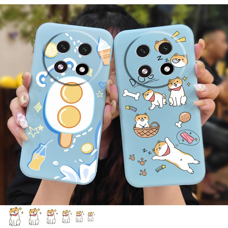 Dirt-resistant Solid color Phone Case For OPPO A2 Pro cute Soft Case ...