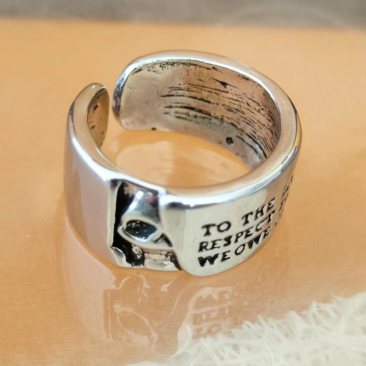 Men's Retro Skull Ring Men's Trendy Distinctive Hip-Hop Niche Design ...