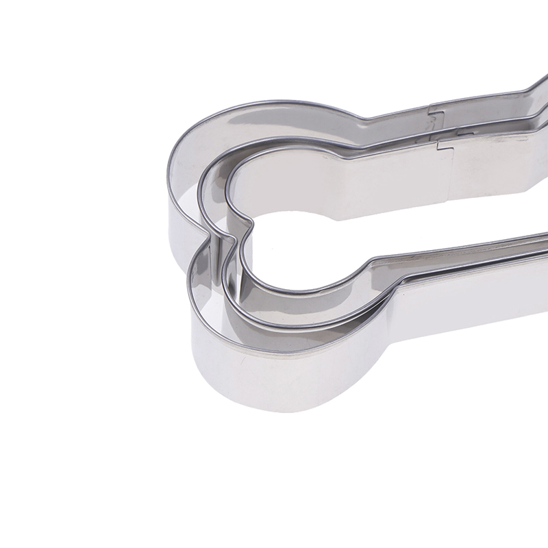 3/5Sizes Dog Bone Cookie Stainless Steel Cutter DIY Bone Biscuit ...