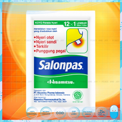 SALONPAS KOYO ORIGINAL PUTIH SACHET ISI 12 LEMBAR HISAMITSU MEREDAKAN ...