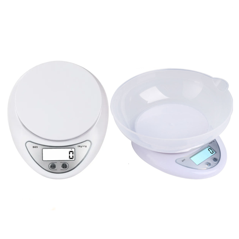 B05 Household Mini Kitchen Scale 5Kg Mini Simple Kitchen Health Baking ...