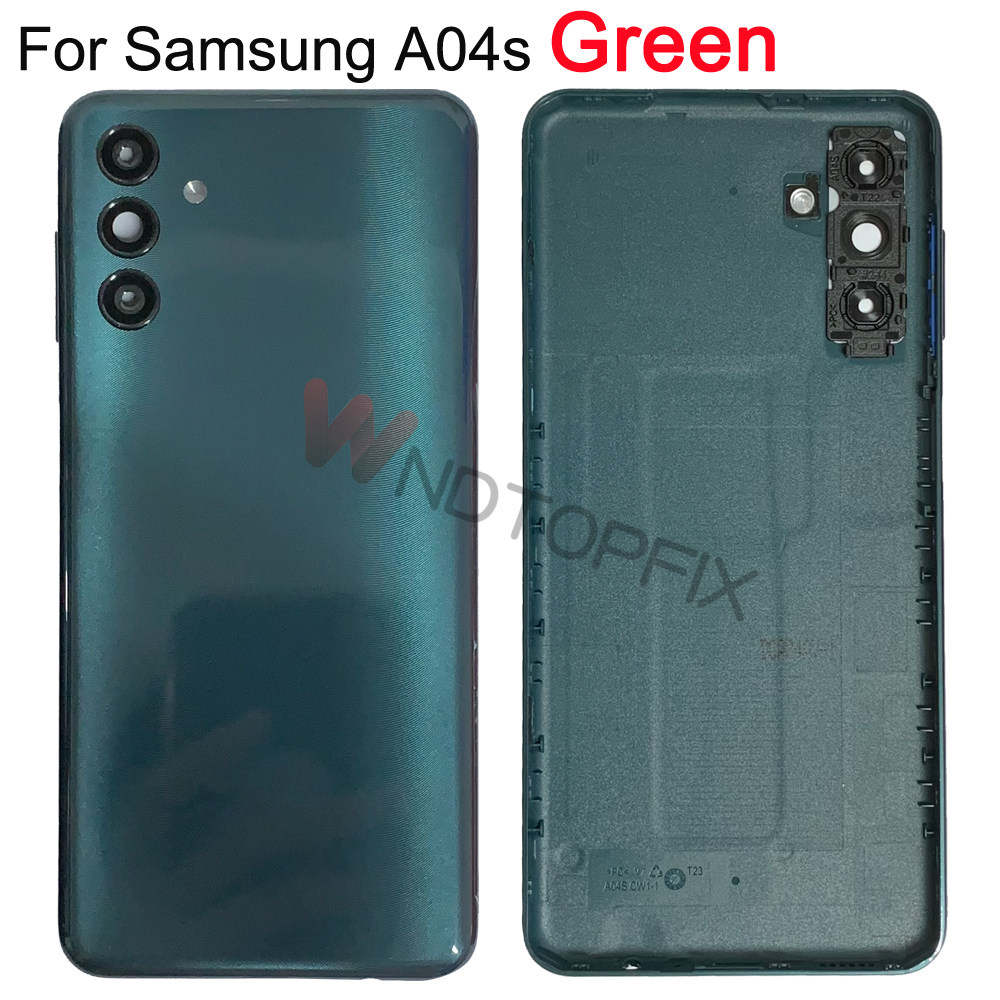 【EcoDealsq】6.5" For Samsung Galaxy A04s Battery Back Cover Rear Door ...