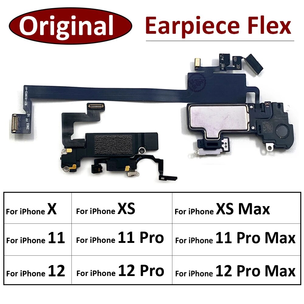 NEW Ear Earpiece Flex For iPhone X XR XS 11 12 Pro Max Mini Proximity ...