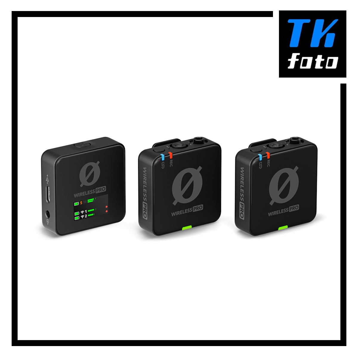 Rode Wireless Pro Compact Wireless Microphone System (2x Transmitter ...
