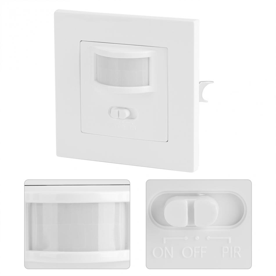 【TopazTrove】AC 110V-240V Infrared Motion Sensor Recessed Wall Lamp ...