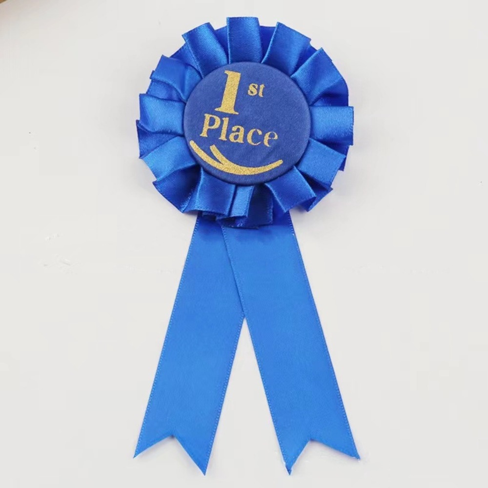 BULLOCKNE Recognition Ribbons Ribbon Award Set Blue,Red,White Prize ...