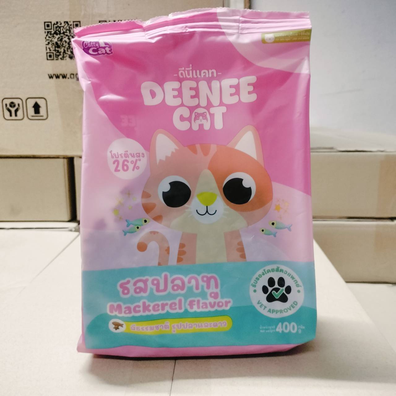 Deenee Cat อาหารแมวดีนี่แคท DC13 ปลาทู 400 กรัม - Mirapet shop - ThaiPick