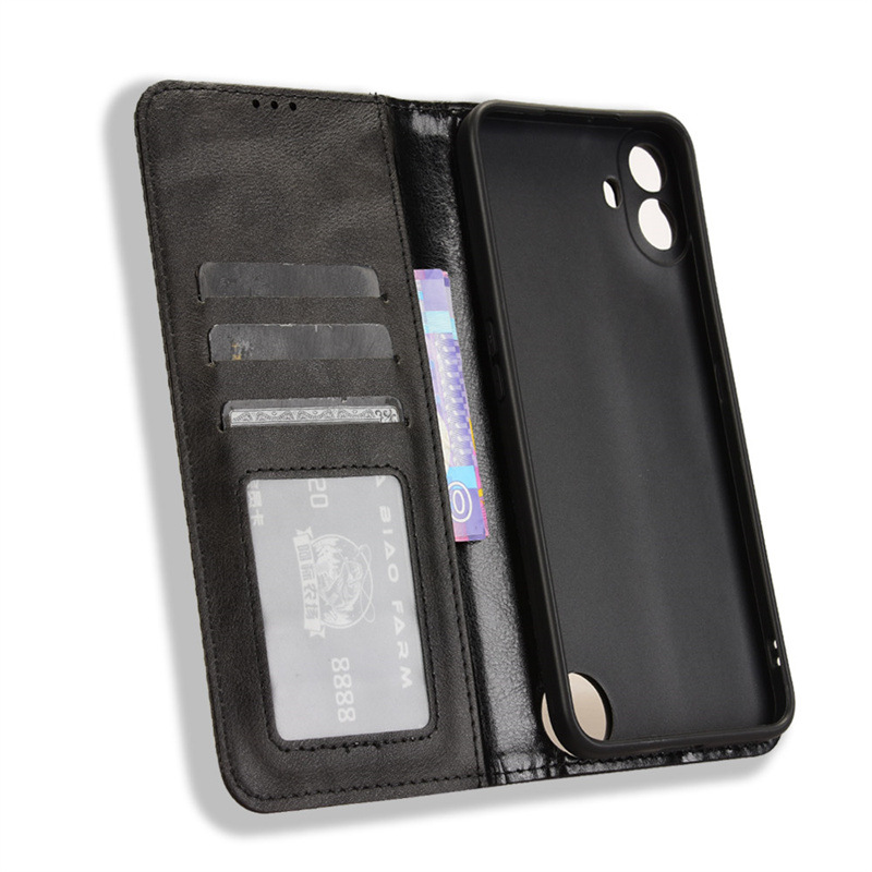 Nothing CMF Phone 2 Pro Case with Card Holder,Leather Wallet Case with ...