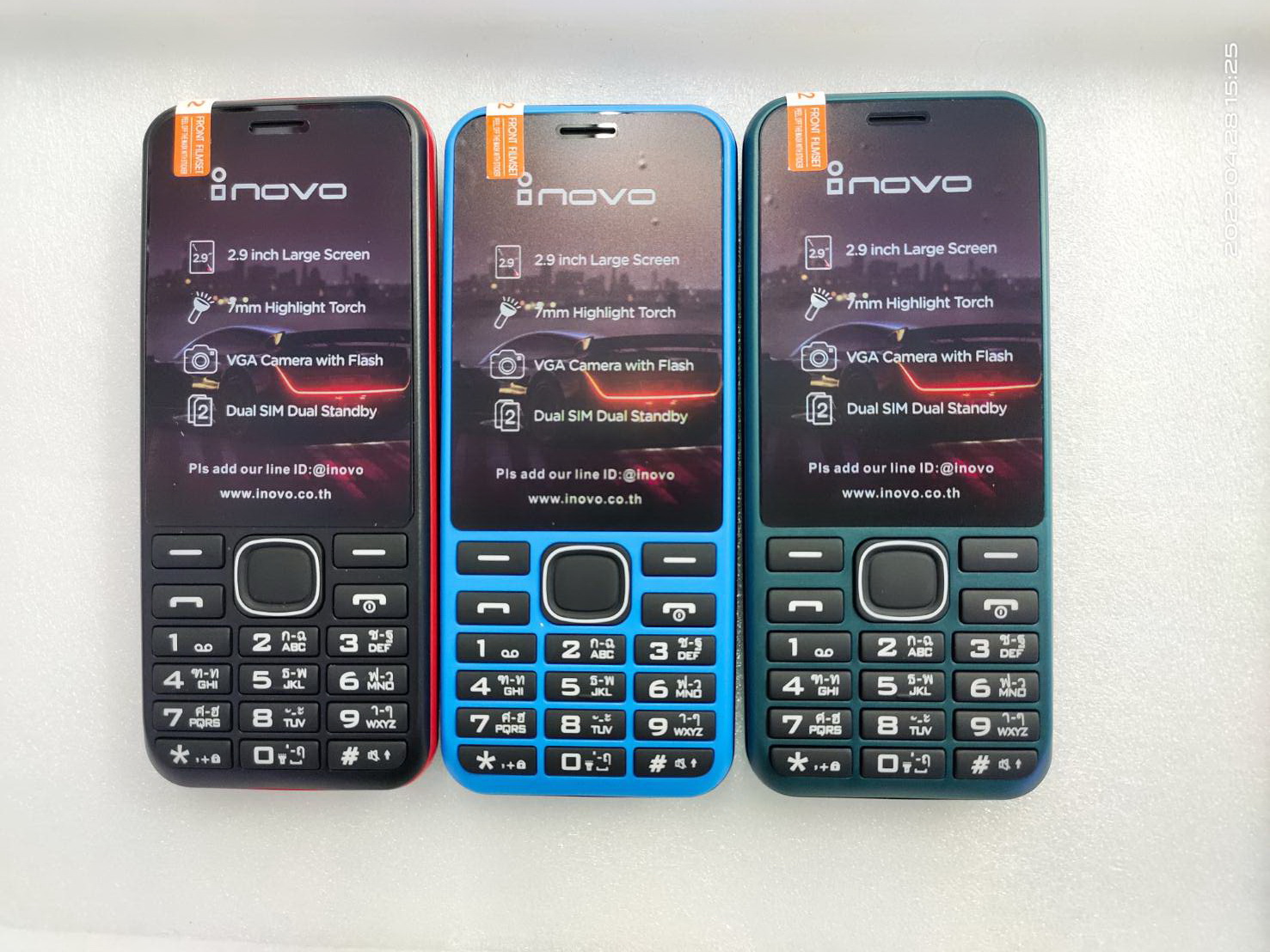 Inovo I98 / มือถือปุ่มกด 3G / หน้าจอ 2.9 นิ้ว / แบต 2500mAh / กล้องหลัง ...