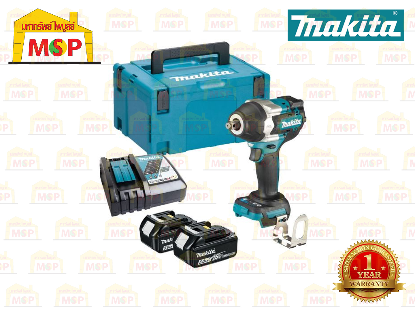 MAKITA DTW700RTJ DTW700 DTW700Z บล๊อกกระแทกไร้สาย บล๊อกไร้สาย พร้อมเซ็ต ...