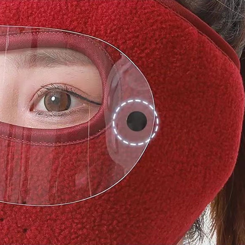 Windproof Face Warm Mask Winter Cap Ski Breathable Masks Fleece Face ...