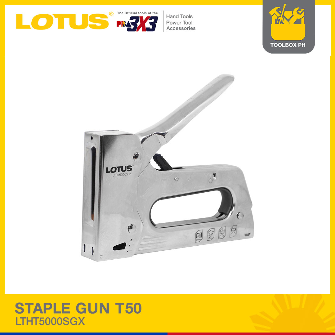 Lotus Toolbox | Staple Gun #TR33 T50 LTHT5000SGX - Hand Tools | Lazada PH