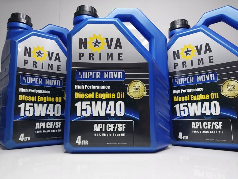 NOVA PRIME SUPER NOVA DIESEL ENGINE OIL 15W40 API CF/SF 1 Gallon (4 ...