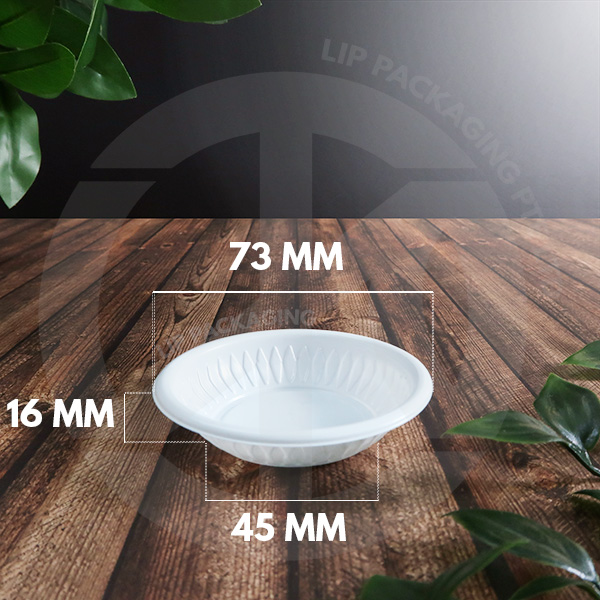 Disposable Chilli Sauce Plate (100pcs) / Condiment Plate / Small ...