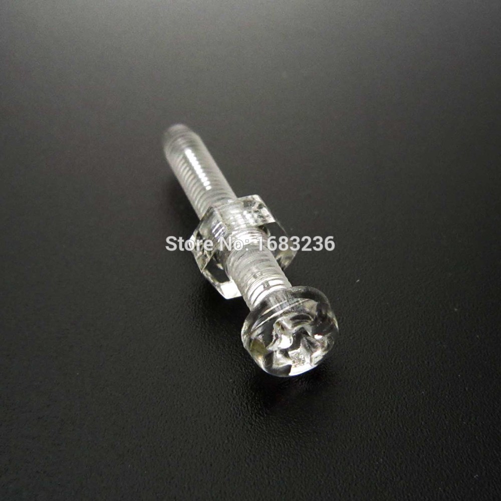50set Clear Plastic Nylon M3 Phillips Screw Bolt Nut | Daraz.lk