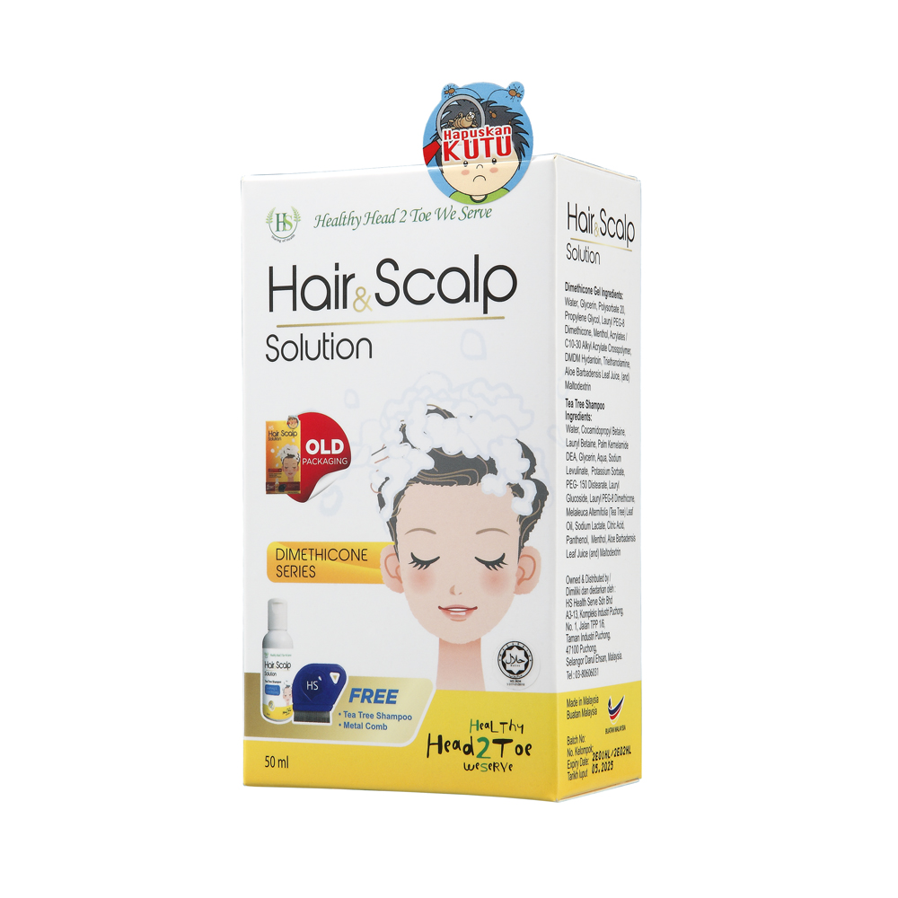 HS Hair & Scalp Solution 50ml | Lazada