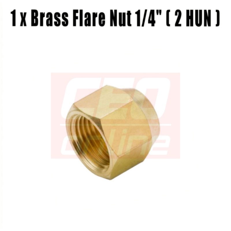 CEO 🇲🇾 Copper Flare Nut Union FLARE NUT UNION Aircond Air Conditioner ...