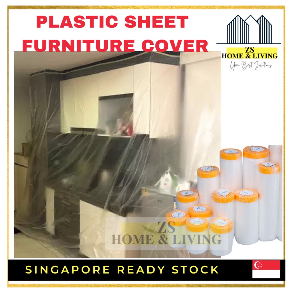 SG STOCK Plastic sheet roll plastic film plastic cover for furniture ...