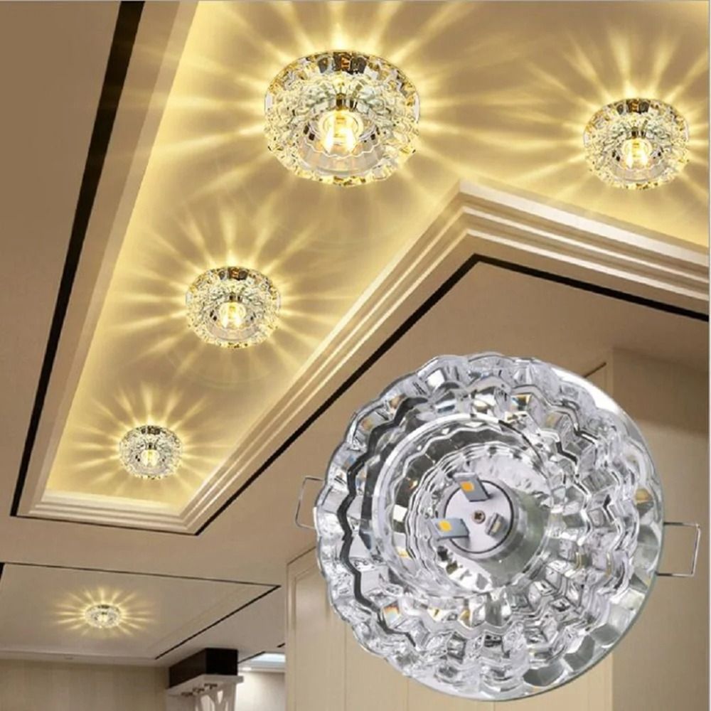 Multicolor Downlight 3W LED Ceiling Lights 220V Balcony lamp Aisle ...