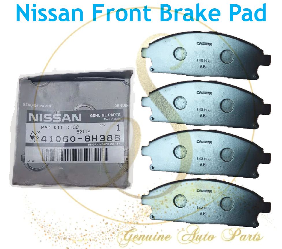 (100% ORIGINAL) Nissan front brake pad X-Trail T30 Serena C24 Murano ...
