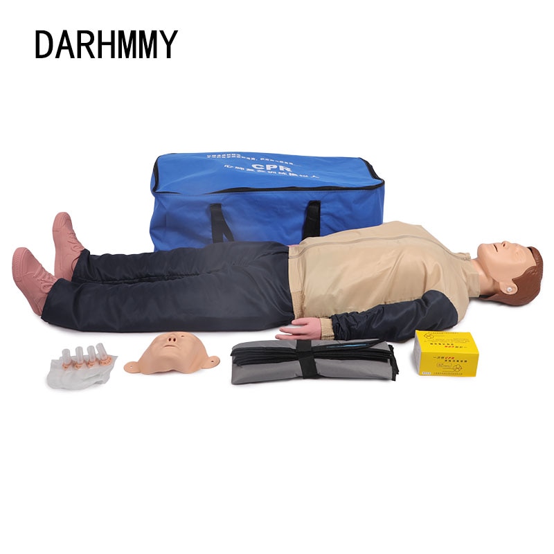 DARHMMY Full Body CPR Simulator Artificial Respiration Training Dummy ...