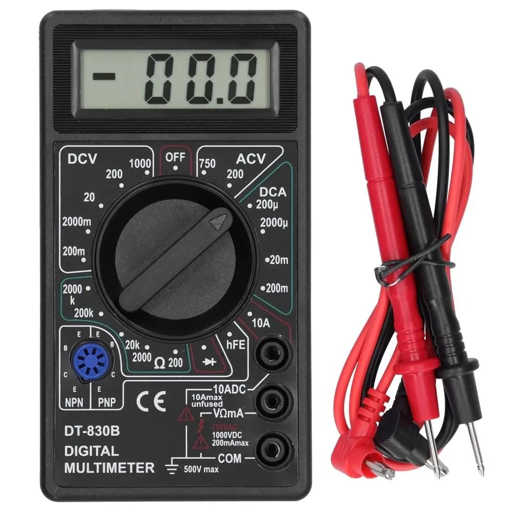 Portable Multifunctional Digital Multimeter LCD Display Overload ...