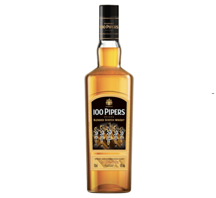 100 Pipers Deluxe Blended Scotch Whisky 700ml | Lazada PH