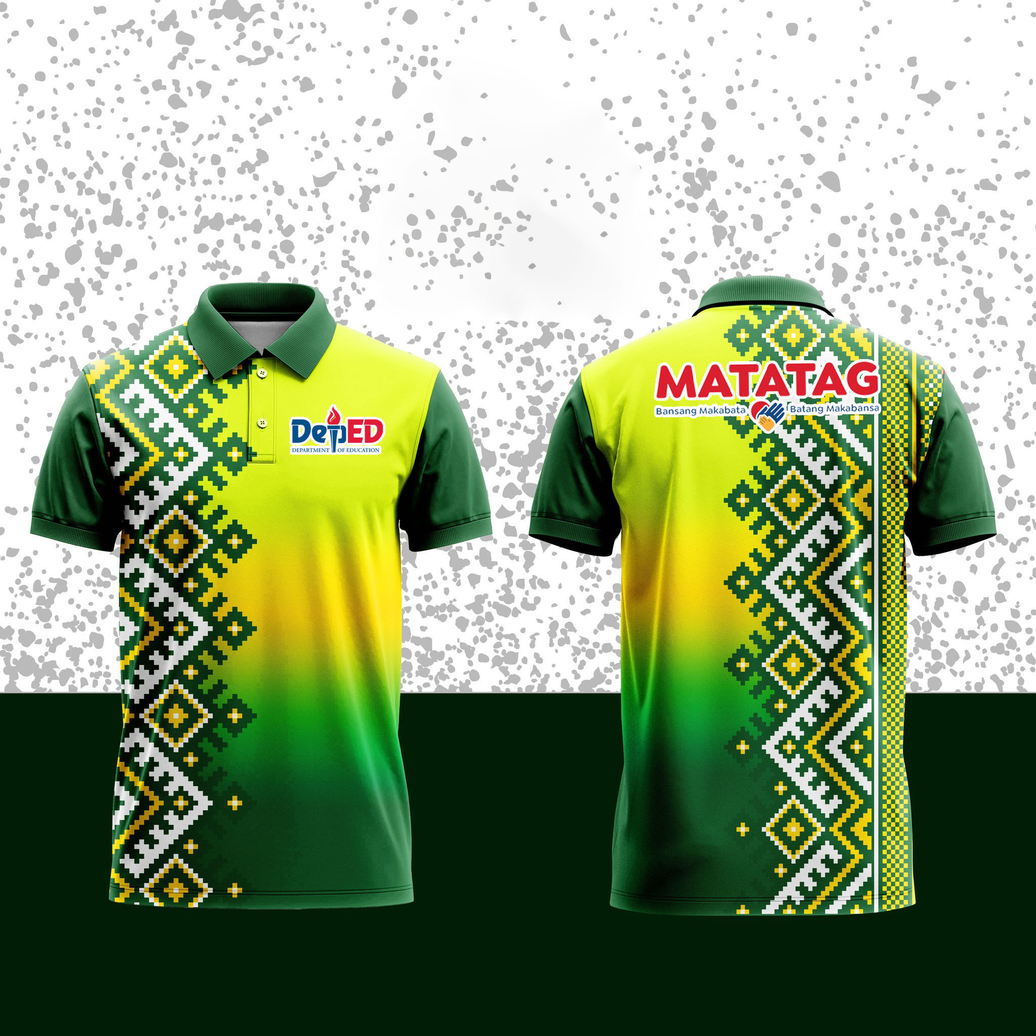 DEPED MATATAG POLO UNIFORM SUBLIMATION POLO-Shirt FOR Men AND WOMEN ...