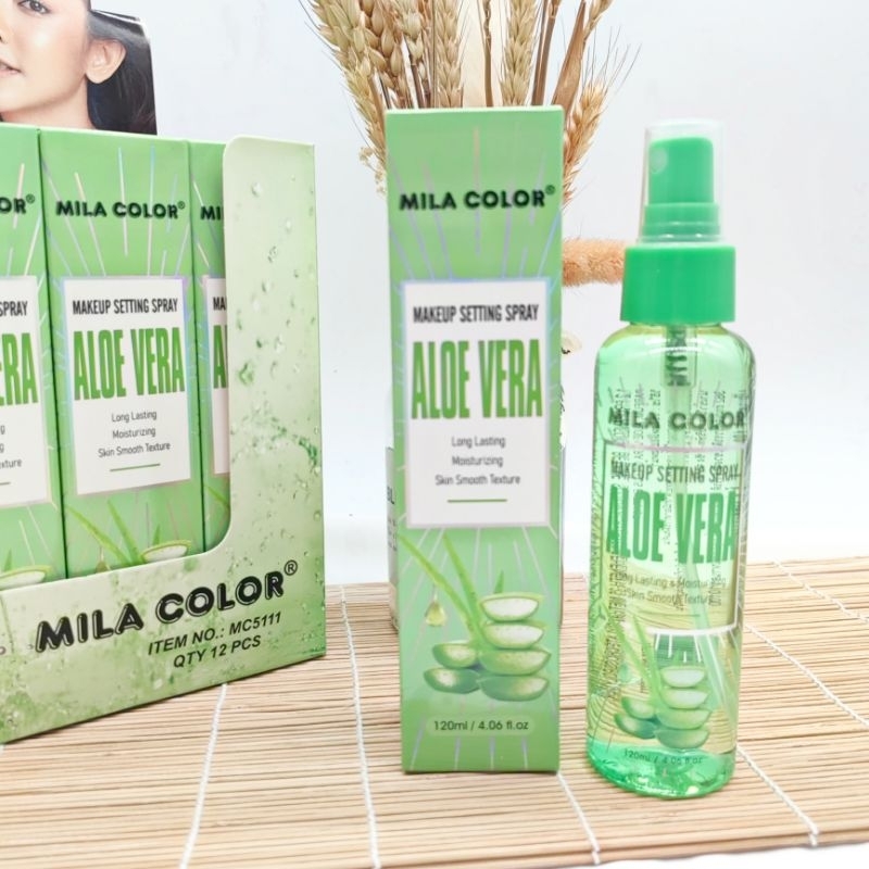MILA COLOR Aloe Vera Long Lasting Makeup Setting Spray 120ML | Lazada