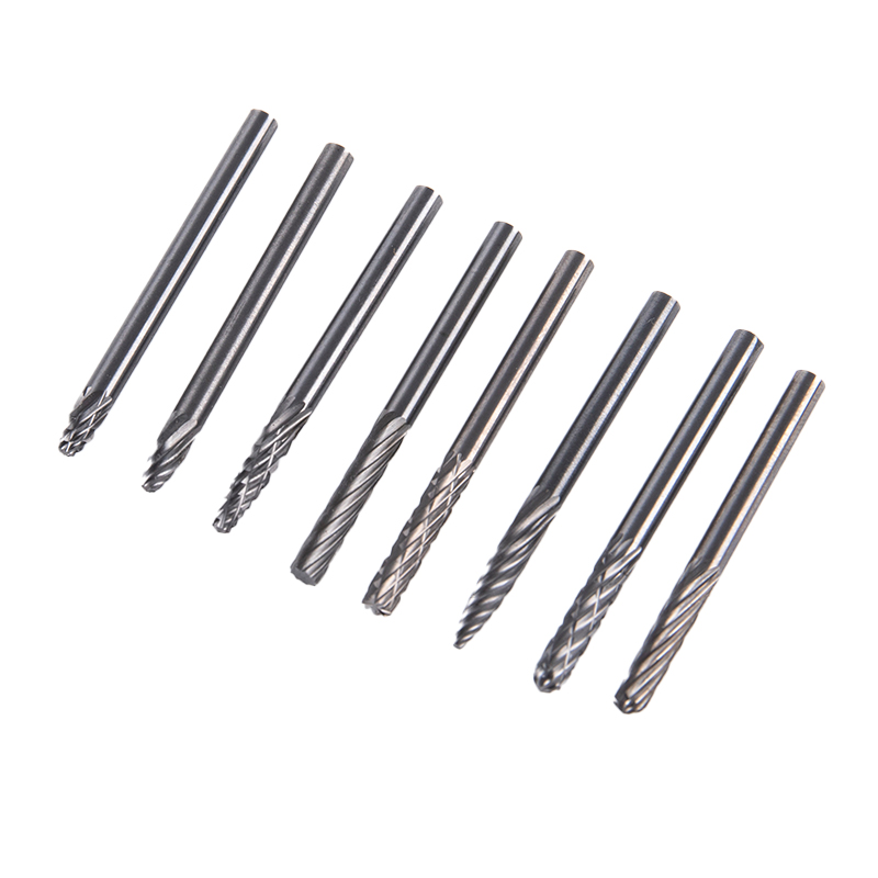 Tungsten Rotary File Hard Alloy Rotary Bur Drill Bit Engraving 3mm ...