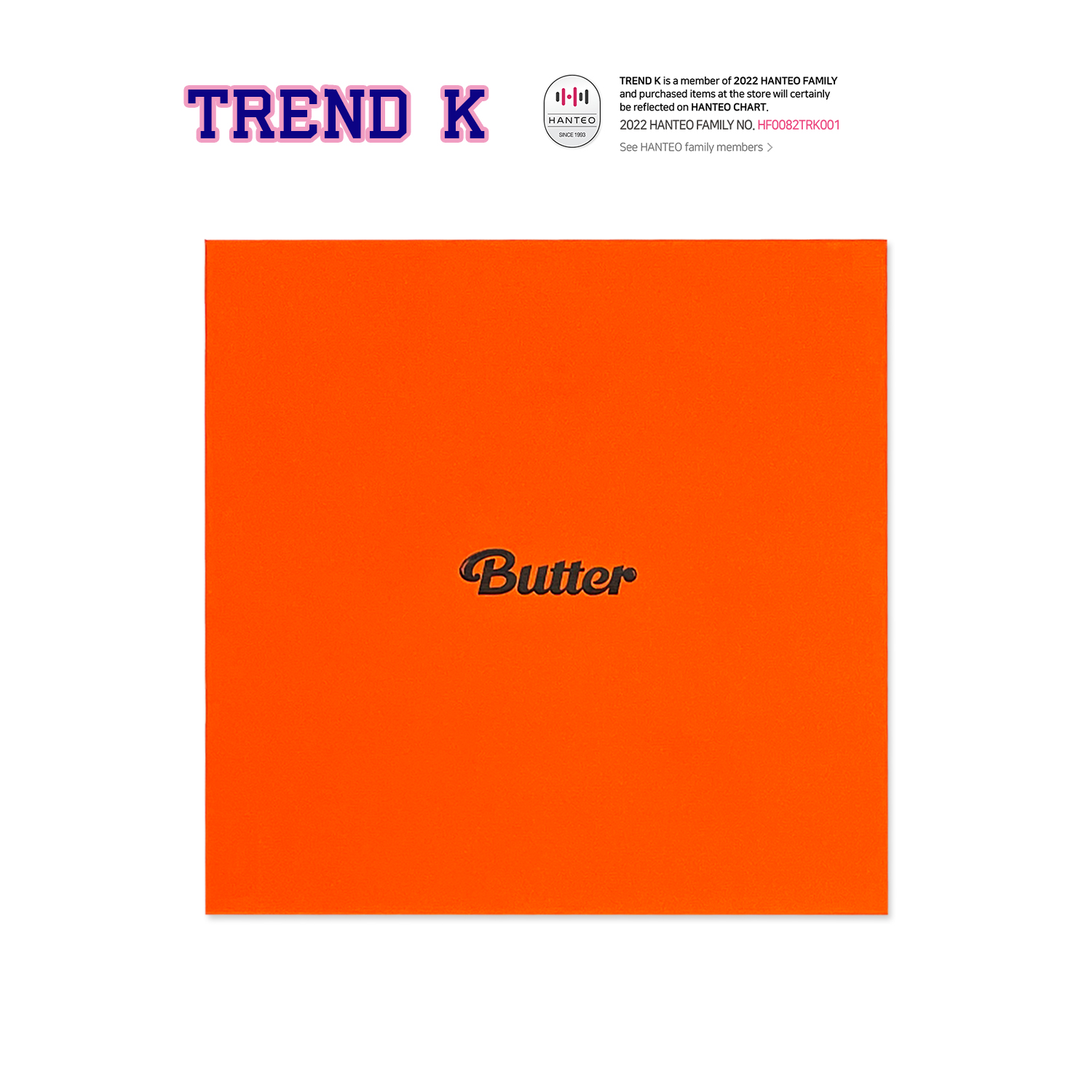 BTS - Album [BUTTER] (Peaches Ver) + Free gift - Trend K - ThaiPick