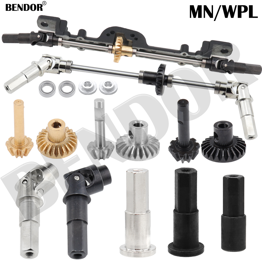 Wpl Mn Wpl D12 Metal Front Rear Axle Gear Shaft Driving Gear Front ...