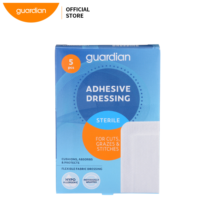 Guardian Adhesive Dressing 6X8.3Cm 5's | Lazada