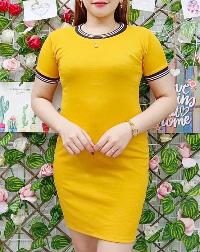 Ringer Spun Rib dress | Lazada PH