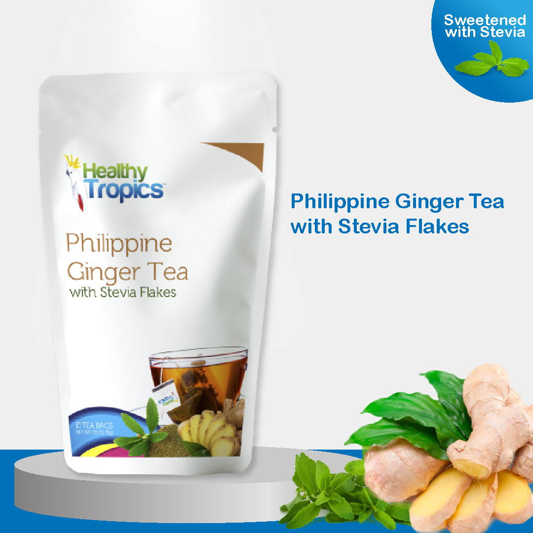Healthy Tropics Philippine Ginger Tea with Stevia Flakes | Lazada PH