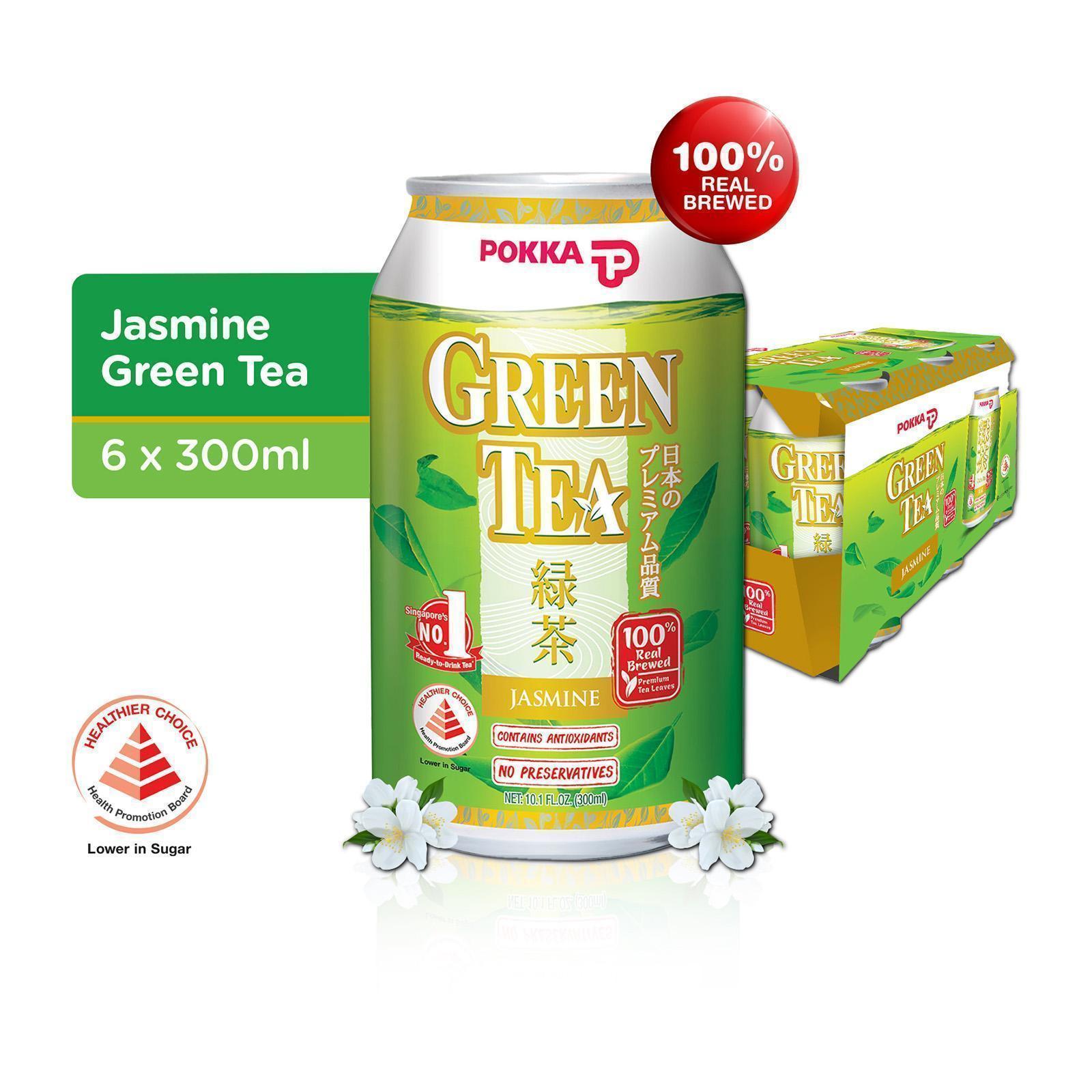 Pokka Jasmine Green Tea (6 X 300ML) | Lazada Singapore