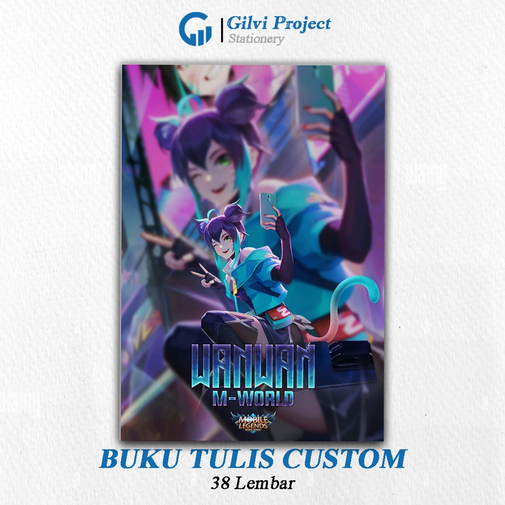 Buku Tulis Mobile Legend Character / ML [C] / Buku Tulis Sekolah / Buku ...