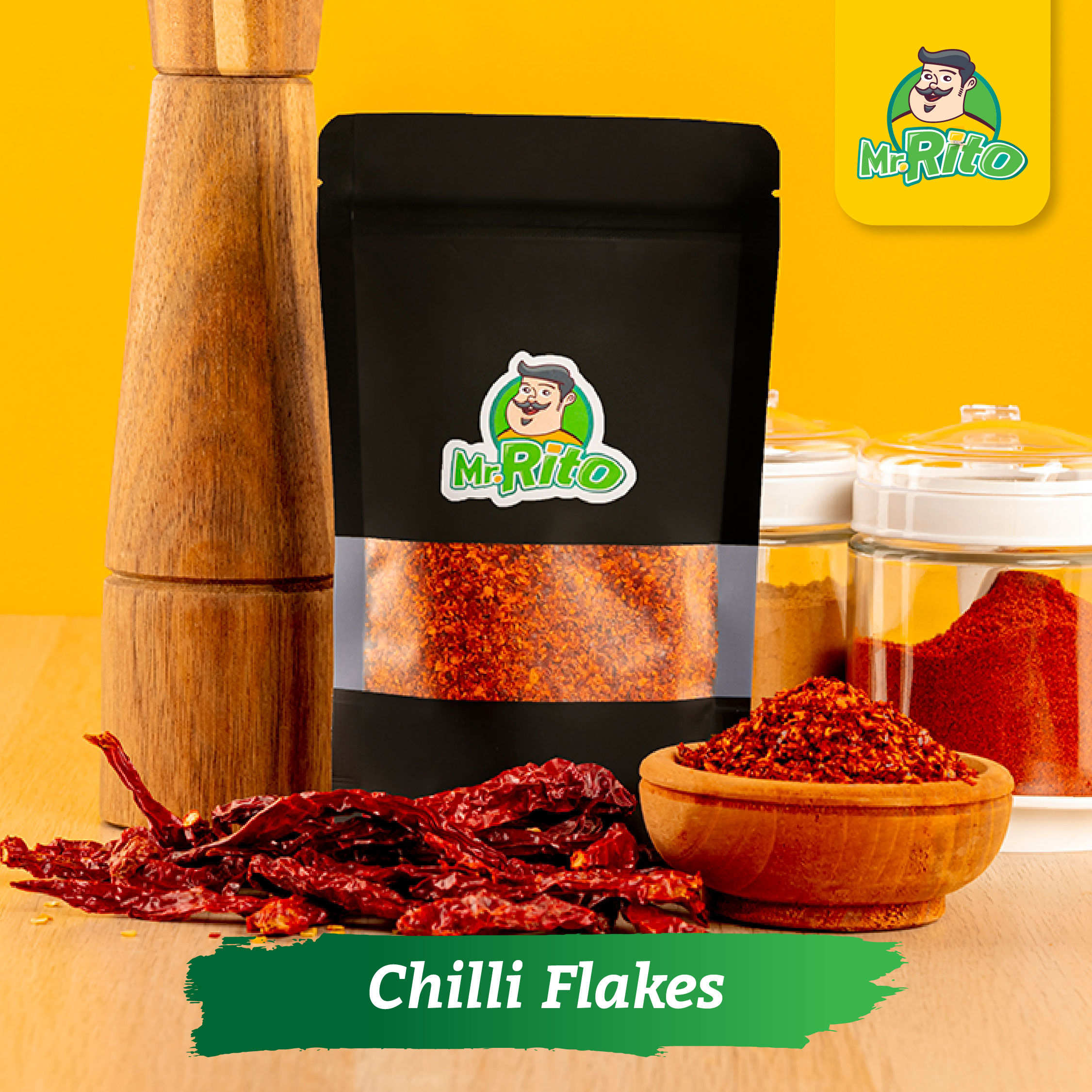Mr. Rito Serpih Cili [Chili Flake] 100g | Lazada