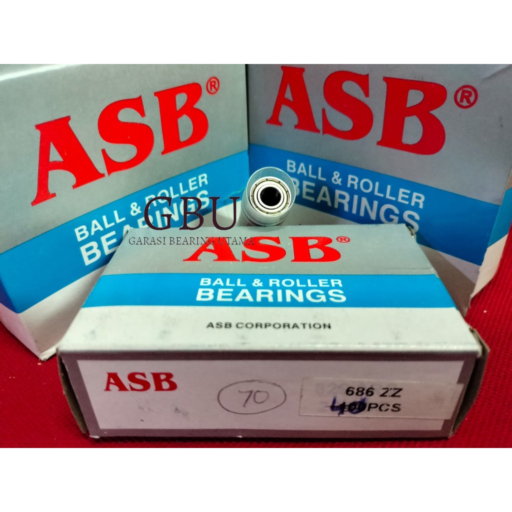 Bearing 686 ZZ ASB | Lazada Indonesia