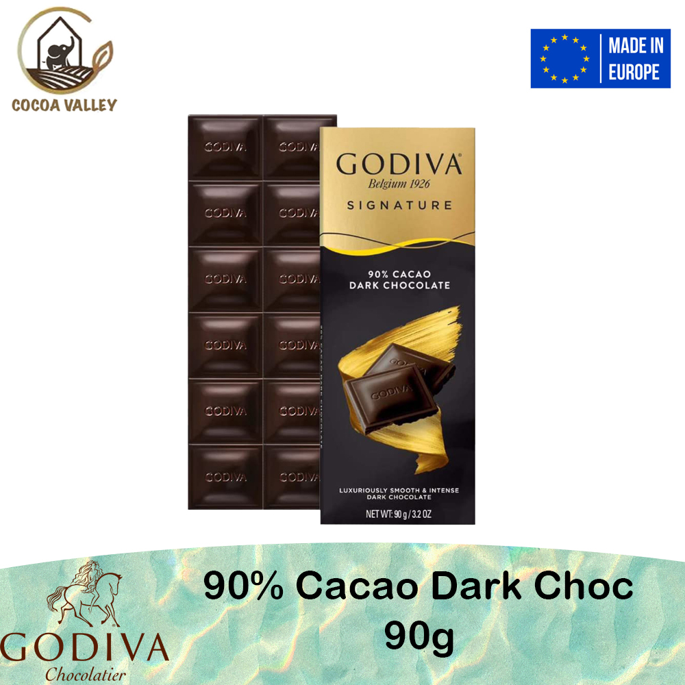 Godiva Signature 90% Cacao Dark Chocolate 90g | Lazada