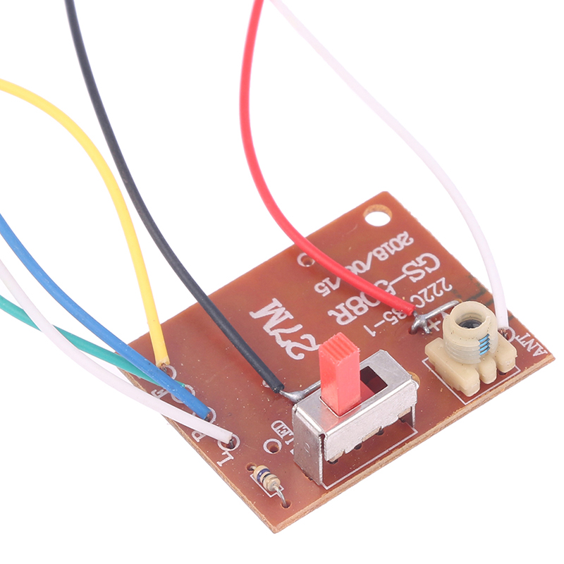 4CH RC Remote Control 27MHz Circuit PCB Transmitter and Receiver Board ...