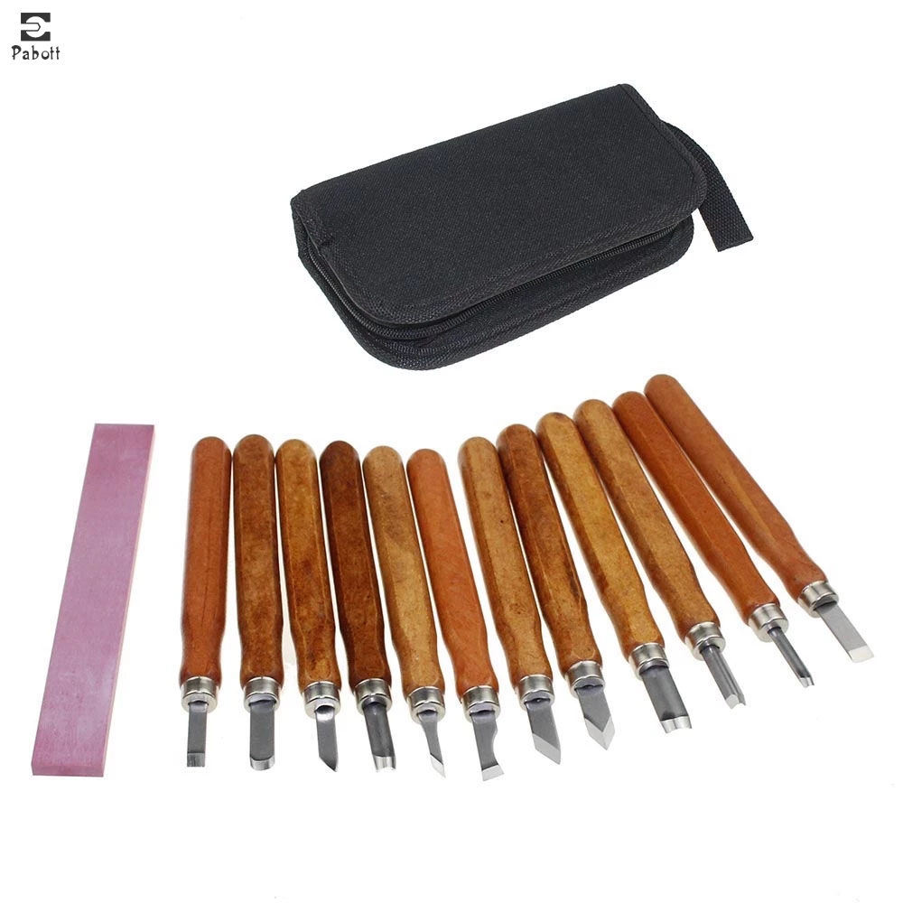 【StyleVoyager】Wood Handle 13pcs Scalpel Tools Wood Carving Tools Set ...
