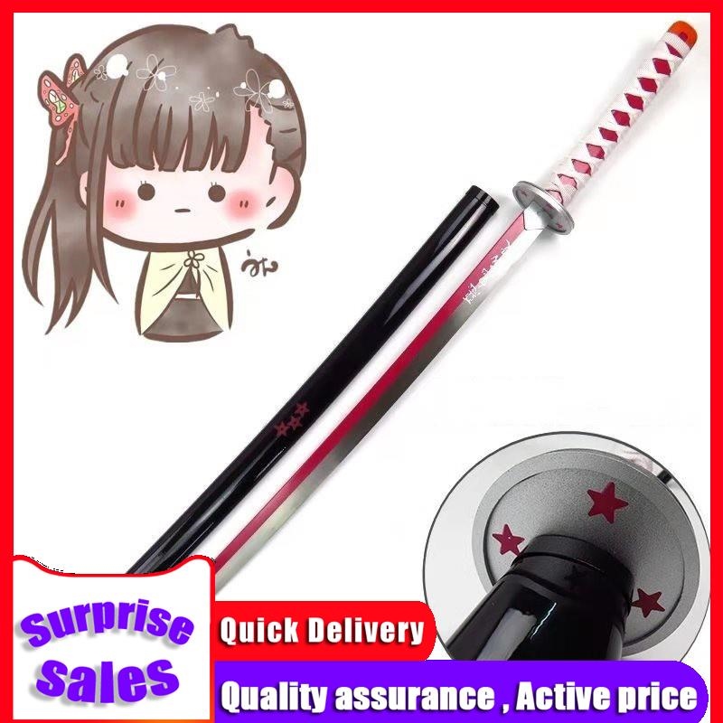 ON Hand Demon Slayer Tanjiro Nezuko Zenitsu Sword CosPlay Sword 104cm ...