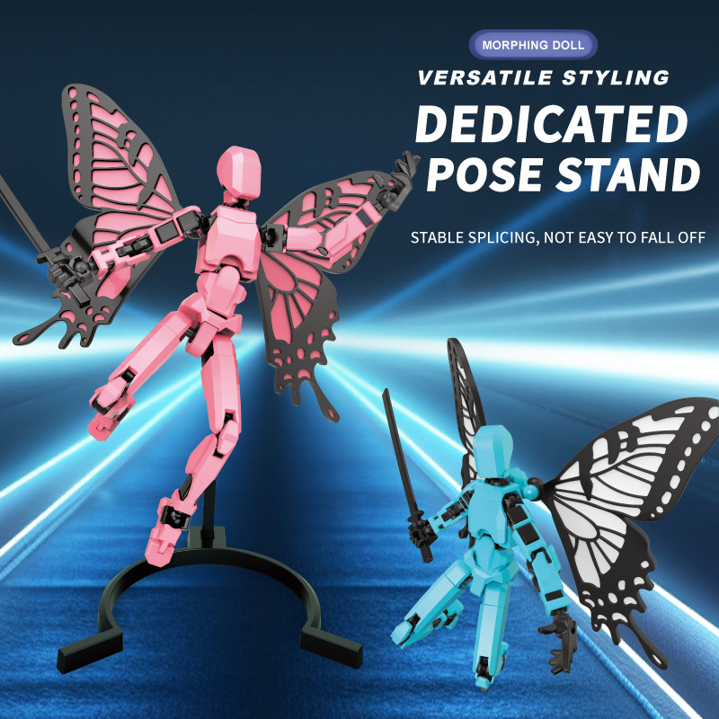 Dummy 13 T13 Action Figure Set 3D Printed Toys Robo An Action Figure ...