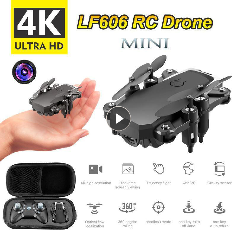 MCR RTF LF606 Mini RC Drones 4K HD Wifi กล้อง FPV แบบพับได้ RC Drones ...